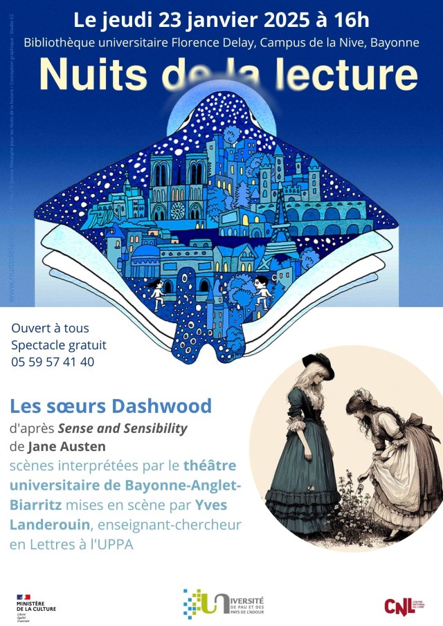 Nuits de la Lecture 2025: les soeurs Dashwood d'après Jane Austen ...